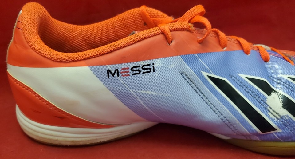 Adidas Mens Messi F10 Soccer Shoes Red Blue G97725 Color Block Low Top ...