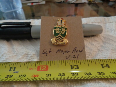 Sergeant Major Academy V-21 Unit Crest, DI, DUI (DRAW#BR) | eBay
