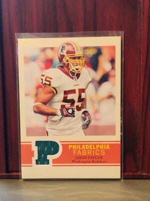 2009 Upper Deck Philadelphia Football Jason Taylor Philadelphia Fabrics ...
