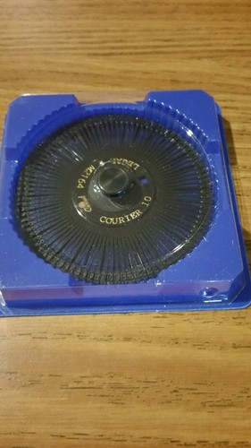 NOS Camwil brand daisy print wheel for Qume printers font Courier 10 ...