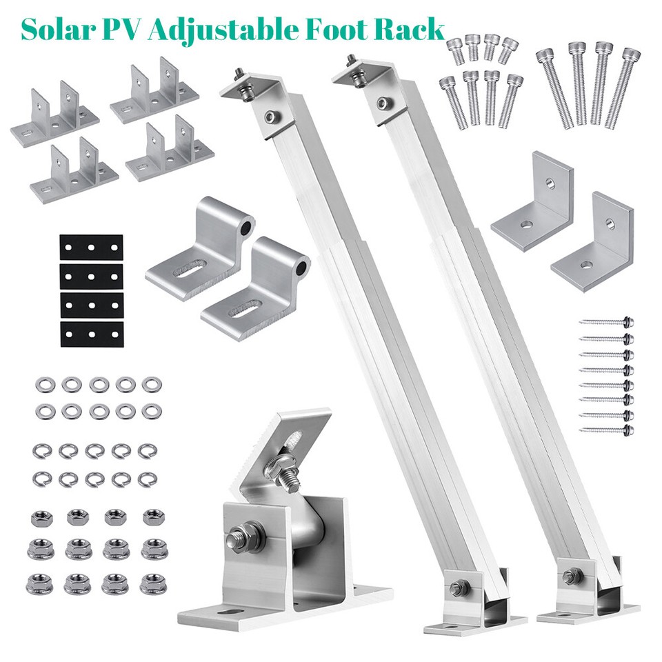 Solar Panel Mounting Brackets Adjustable Angle Solar Panel Tilt Mount ...