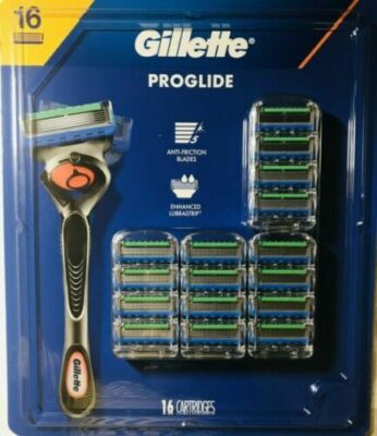 Gillette Proglide, Fits All Proglide, Fusion, & Power Razors, 16 ...