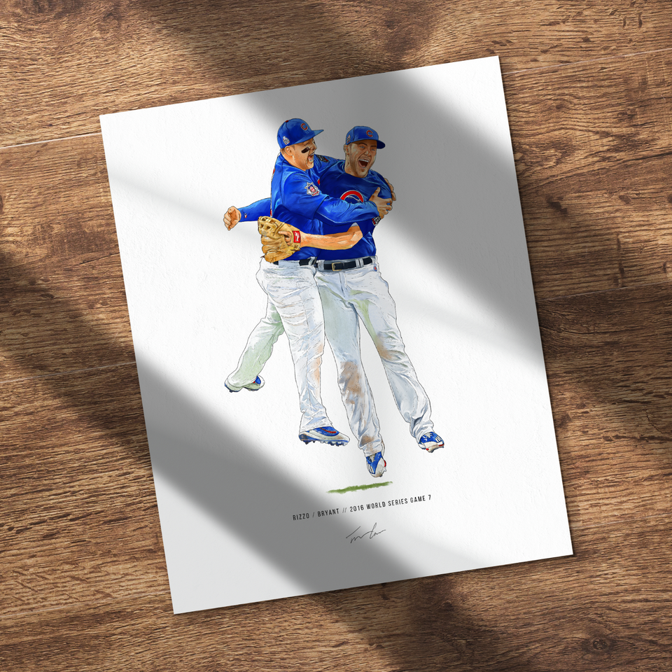 Anthony Rizzo Kris Bryant 2016 Chicago Cubs World Series 8x10 Print ...