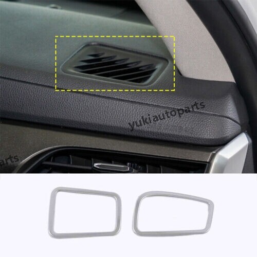 For Toyota Highlander 2020-2023 Silver Steel Instrument L&R Air Outlet ...