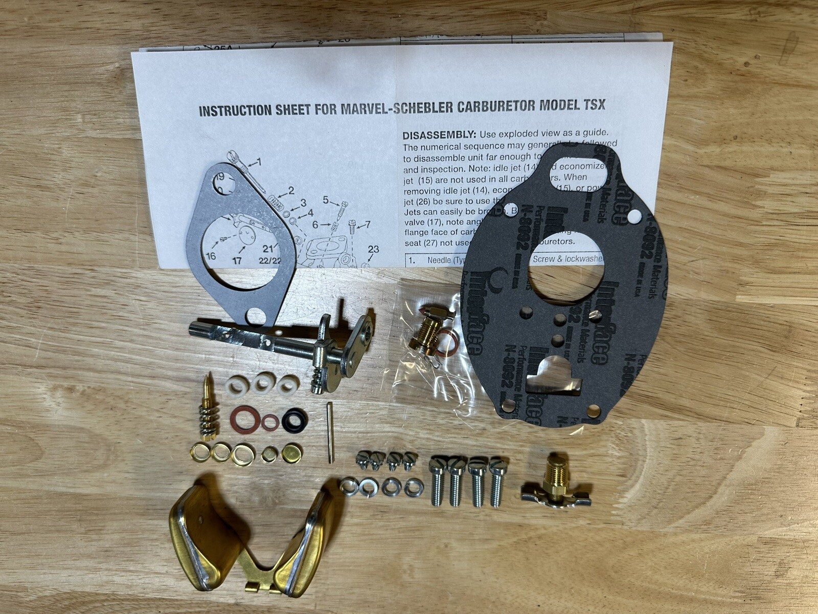 Allis Chalmers WD45 / D17 Marvel Schebler Basic Carb kit TSX464 with ...