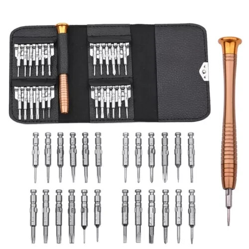 25in1 Tool Set Portable Screwdriver Wallet Kit For Laptop, Cell Phone ...