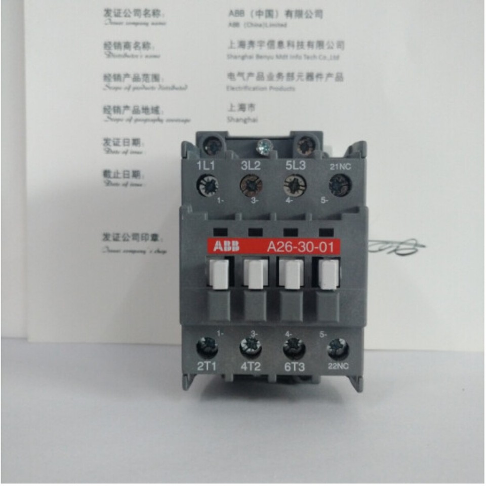 ABB AC Contactor A26-30-10 A26-30-01 Coil Voltages 24V 48V 110V 220V ...