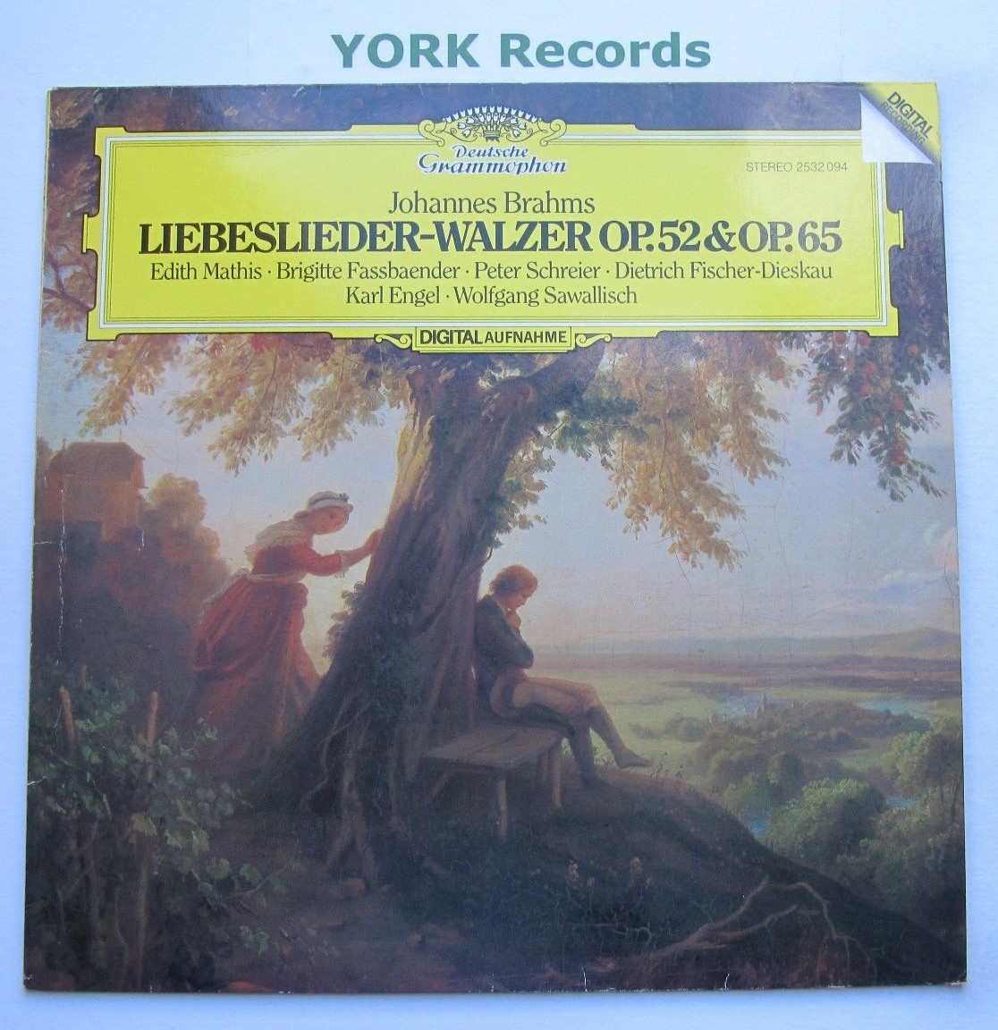 DG 2532 094 - BRAHMS - Liebeslieder-Walzer Op 52 & 65 MATHIS - Ex Con ...