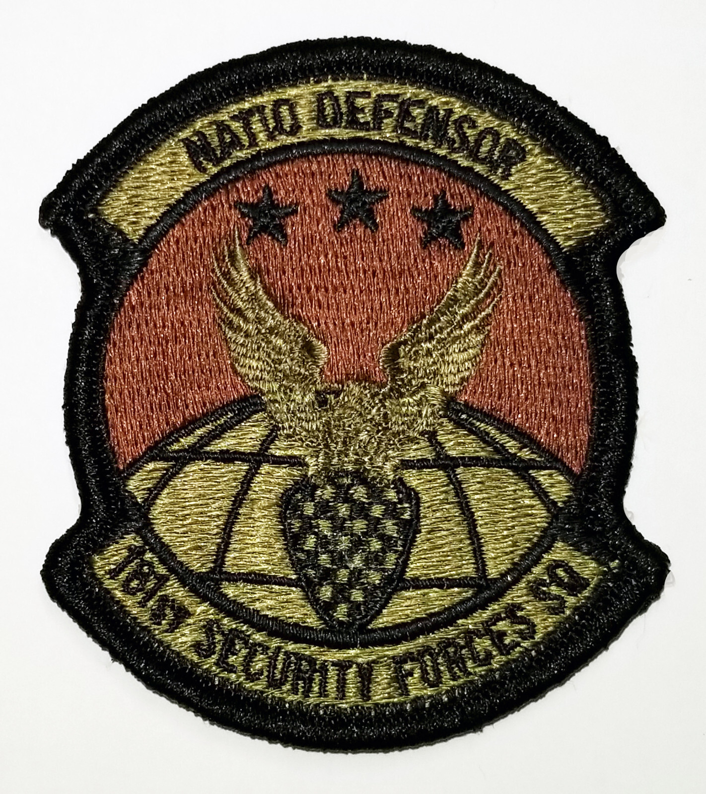 Air Force 181st Security Forces Squadron Subdued Hook Back Patch | eBay