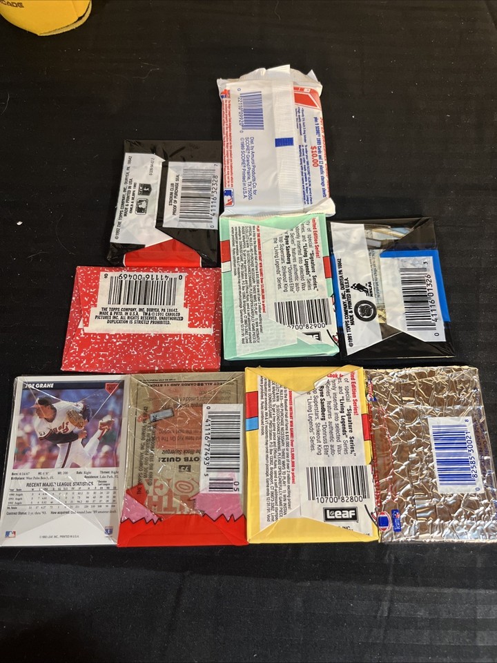 Random Unopened Wax Packs From Early 90’s. | eBay