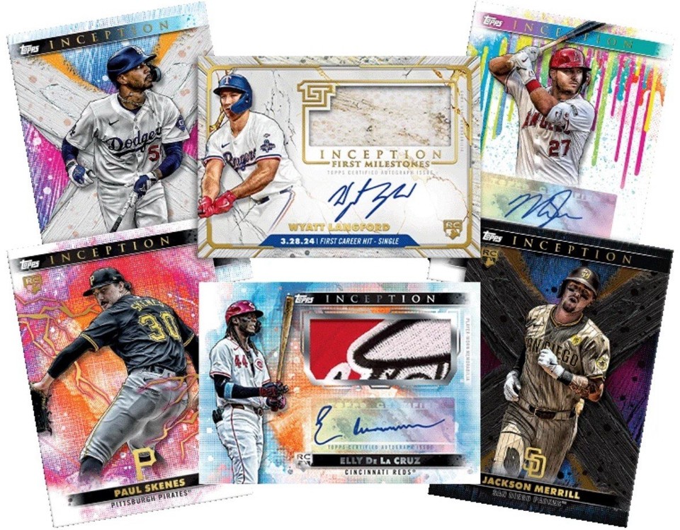 2024 Topps Inception Baseball - Hobby Box Sealed Case Pre-Order (8 ...
