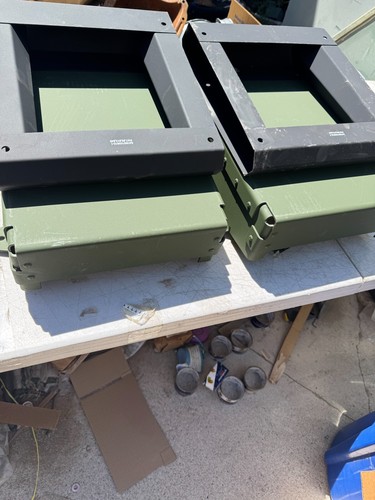 HMMWV M1151 M1165 M1167 2 NOS REAR SEAT BASES WITH ENERGY ABSORBING ...