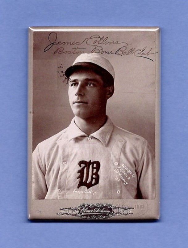 JAMES JIMMY COLLINS BASEBALL CARD *2X3 FRIDGE MAGNET* BOSTON RED SOX ...