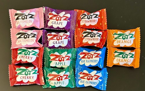 ZOTS Fizzy Candy 7 X 2 (14) Assorted Flavors | eBay