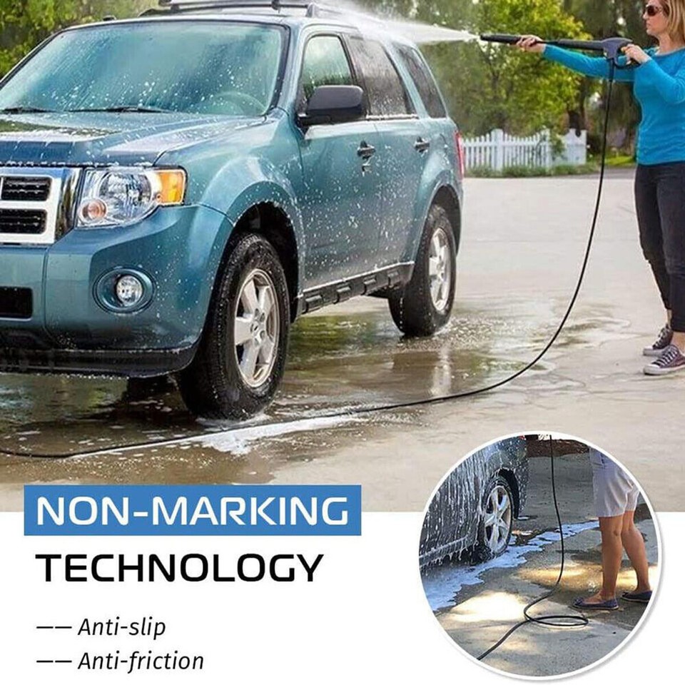 50 FT High Pressure Washer Hose 5800 PSI M22-14MM Power Washer ...