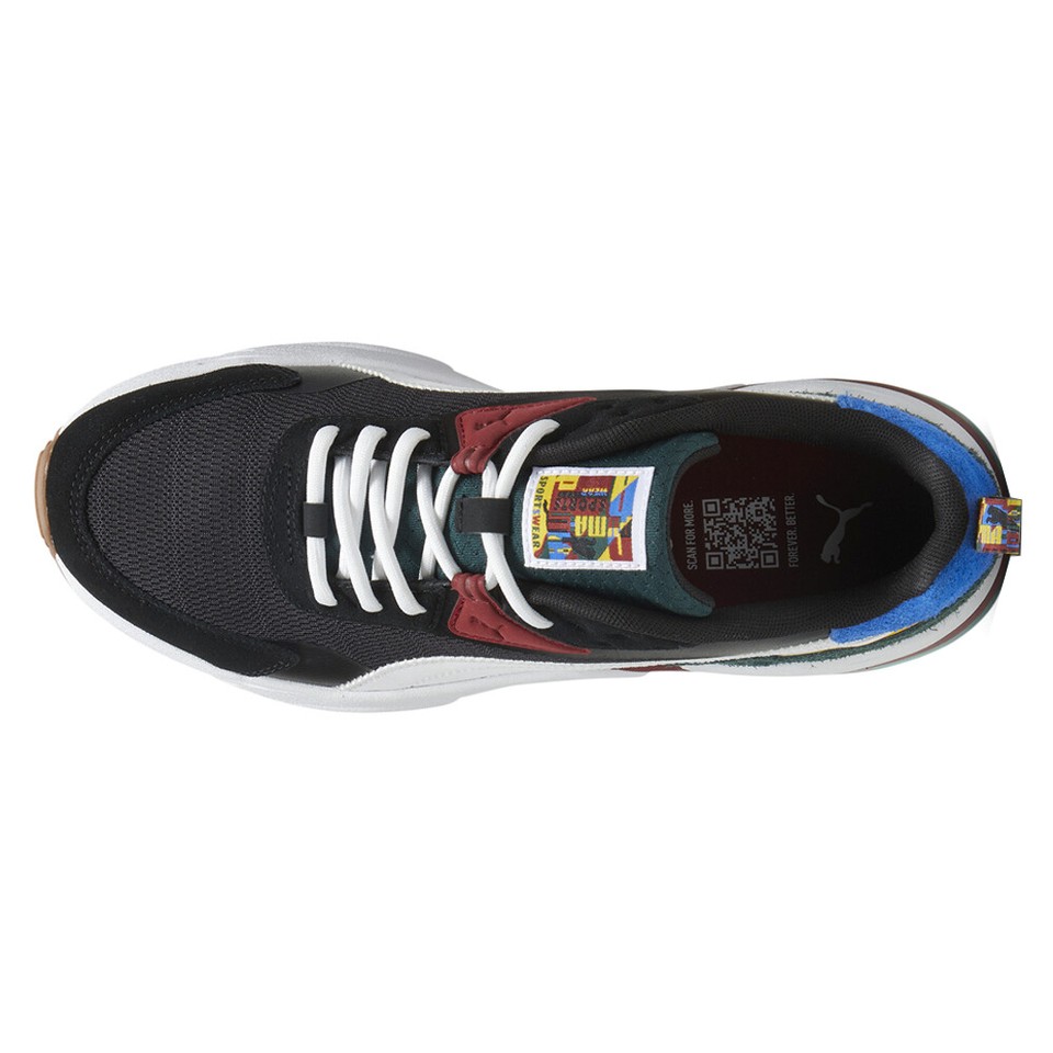 PUMA Vis2k Sl Year Of Sports Lace Up Mens Black Sneakers Casual Shoes ...