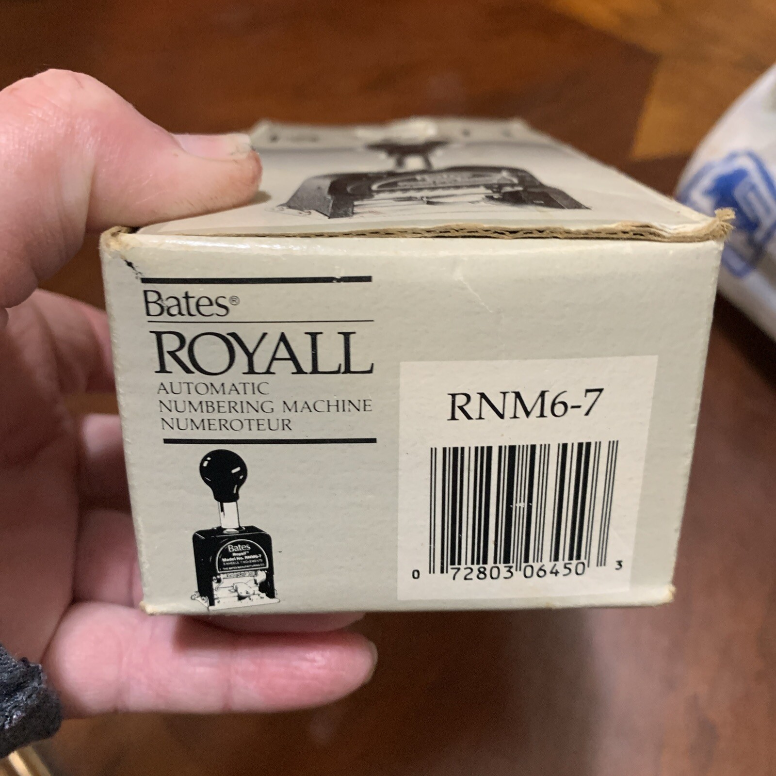 Bates Royall Automatic Numbering Machine Rnm6-7 Estate Find 07112 for ...