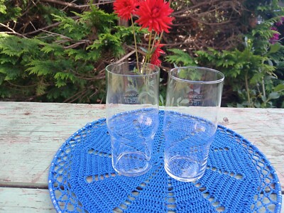2 SUPERFEST Glas 0,25L DDR Bierglas Mitropa Strong Glass EastGerman ...