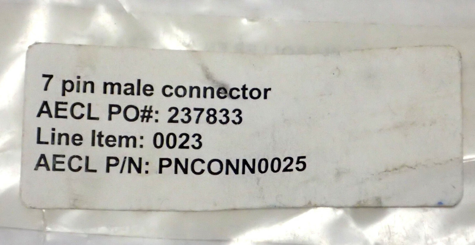 SOURIAU JUPITER FETM3M7ULCLN075P1 STRAIGHT PLUG AIRCRAFT CONNECTOR 7 ...