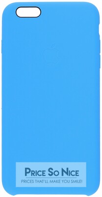 Apple iPhone 6+ Blue Silicone Snap On Case - New | eBay