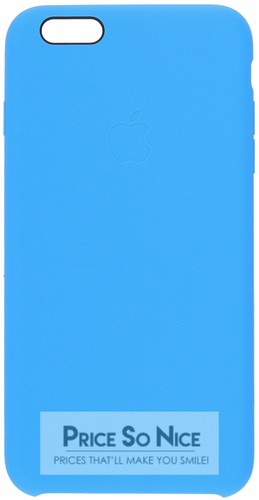 Apple iPhone 6+ Blue Silicone Snap On Case - New | eBay