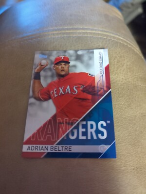 2017 TOPPS ADRIAN BELTRE FIELDING AWARD BASEBALL CARD GG-9 | eBay