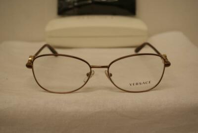 Brand New Authentic Versace Eyeglass 1214 Brown 1304 Size 54-16mm ...