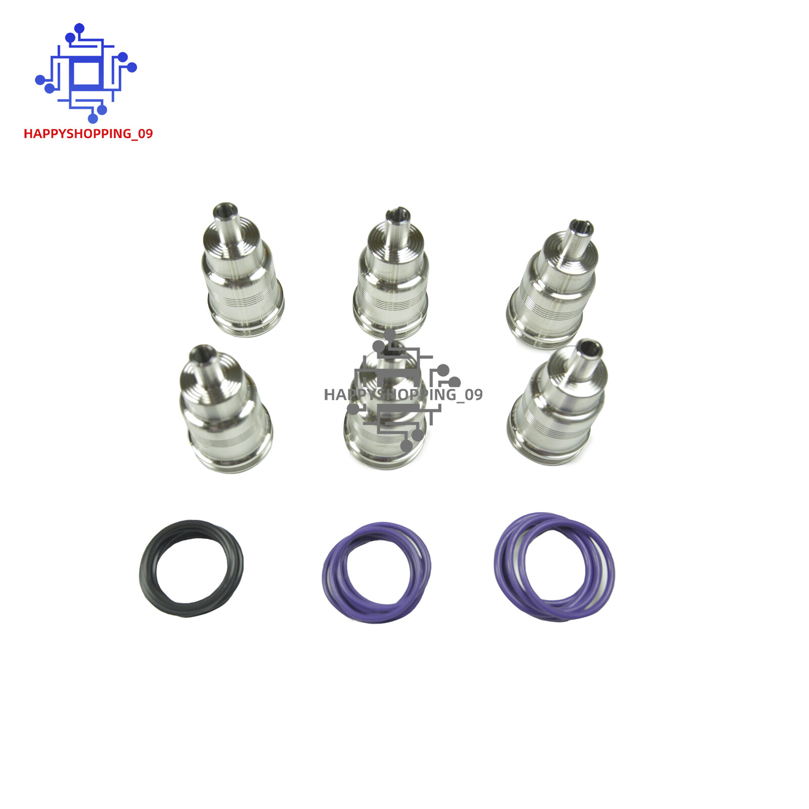 NEW injector steel sleeves For Volvo D13 set of 6 each 21515329 276948 ...