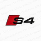 Audi S4 Gloss Black Emblem Rear Letter 3D S-Line Tail Badge Trunk A4 ...