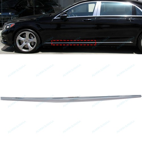 Left Front Door Molding Chrome Trim For Mercedes Benz S W222 S400 S450 ...