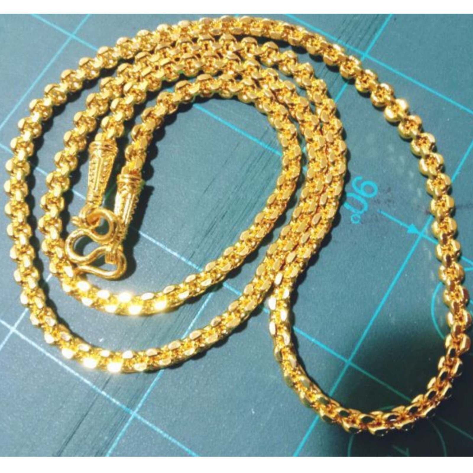 Necklace Chain Gold 18K Plated 24" Length Thai Amulet | eBay