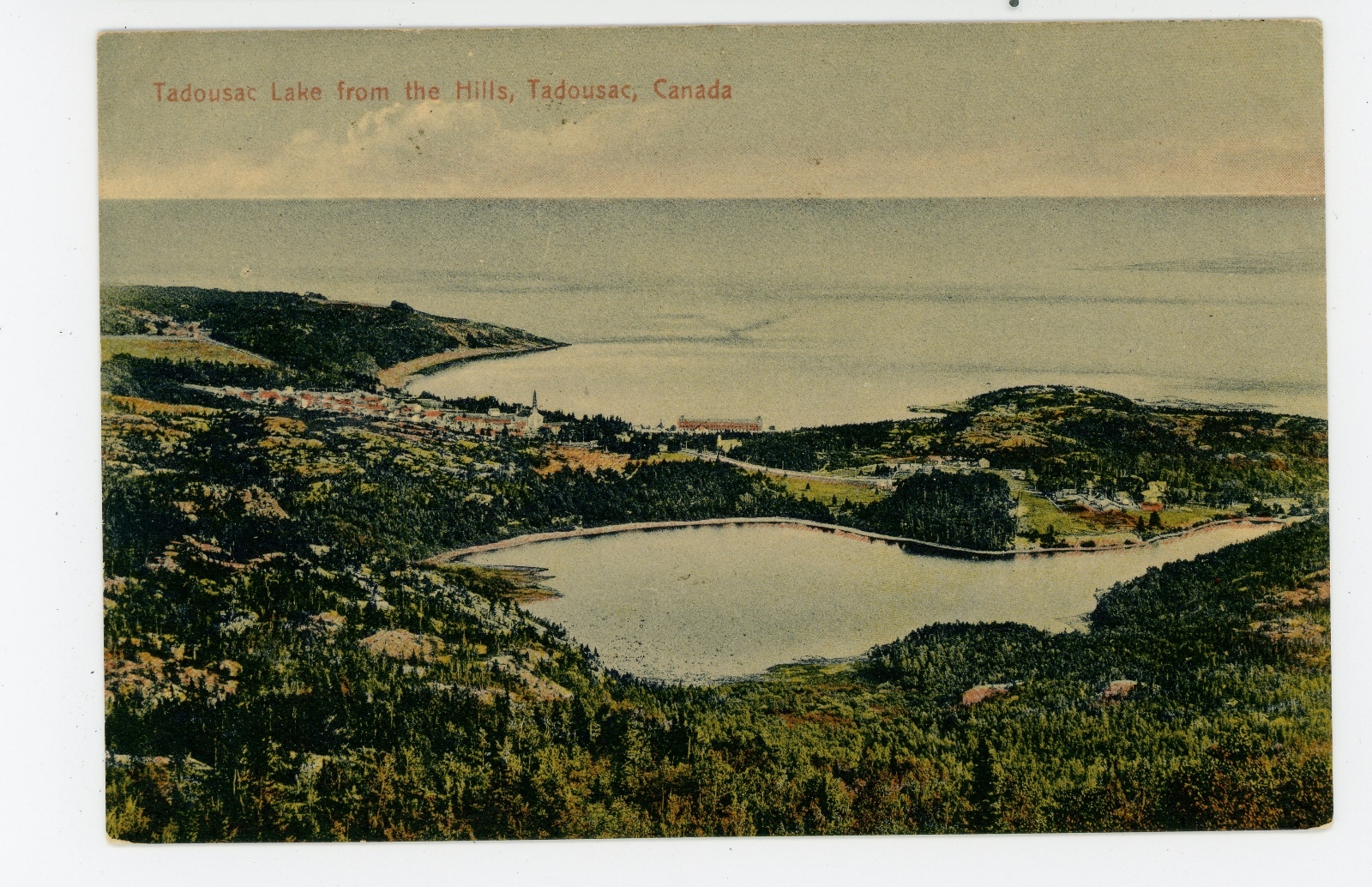 Tadousac Lake from the Hills—Antique QUEBEC CPR CPA 1910s | eBay