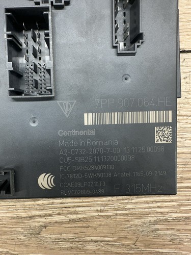 12-24 Porsche 958 Cayenne 911 981 95B Front BCM BCU Body Control Module ...