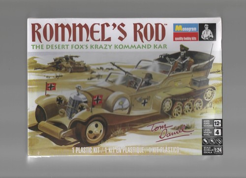 MONOGRAM TOM DANIEL ROMMEL'S ROD MODEL KIT FACTORY SEALED - FREE ...