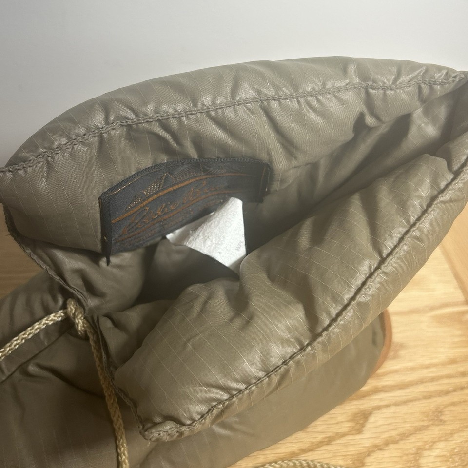 Vtg Eddie Bauer Goose Down Slippers Bootie Men ~11-12 Insulated Tent ...