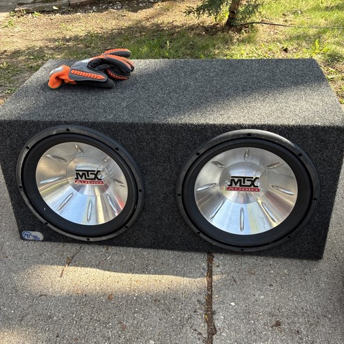 MTX Thunder T6000 10” Car Subwoofers Enclosed Box Local Pickup Only | eBay