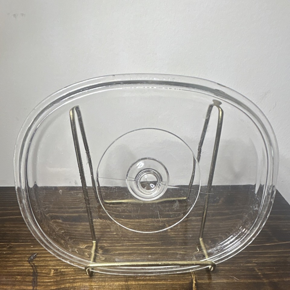 Vintage Pyrex Glass Oval Casserole Lid F12C Clear Replacement | eBay