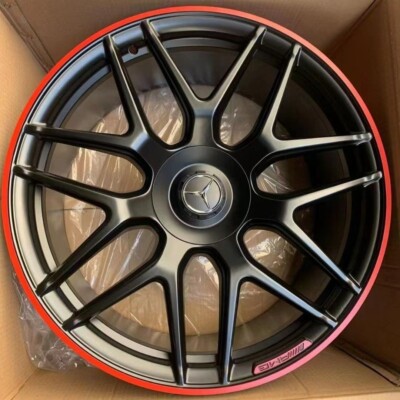 21" inch Wheels fit GLE 550 GLE GLE63 ML GL450 GL550 GLS Black Red Line ...