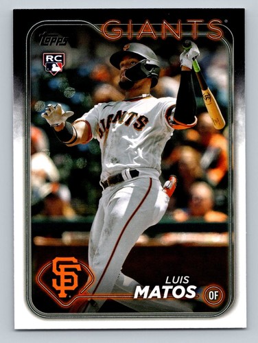 Luis Matos San Francisco Giants 2024 Topps #28 Card | eBay