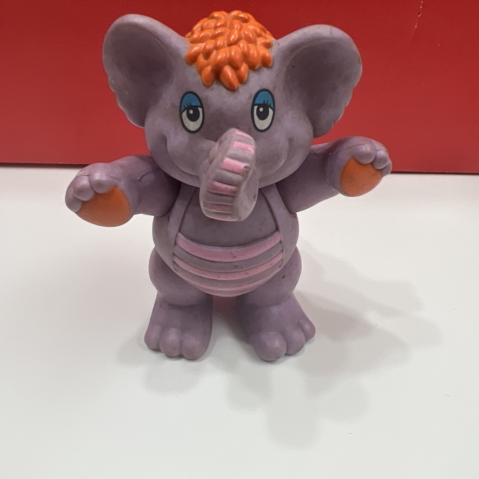 Eleroo Purple Elephant Wuzzles 1985 Disney Hasbro Figure PVC Vintage ...
