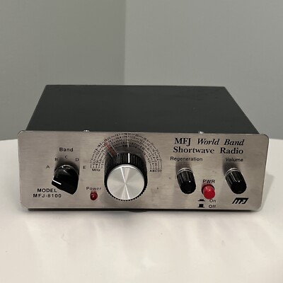 MFJ-8100 World Band Shortwave Receiver, Radio UNTESTED | eBay