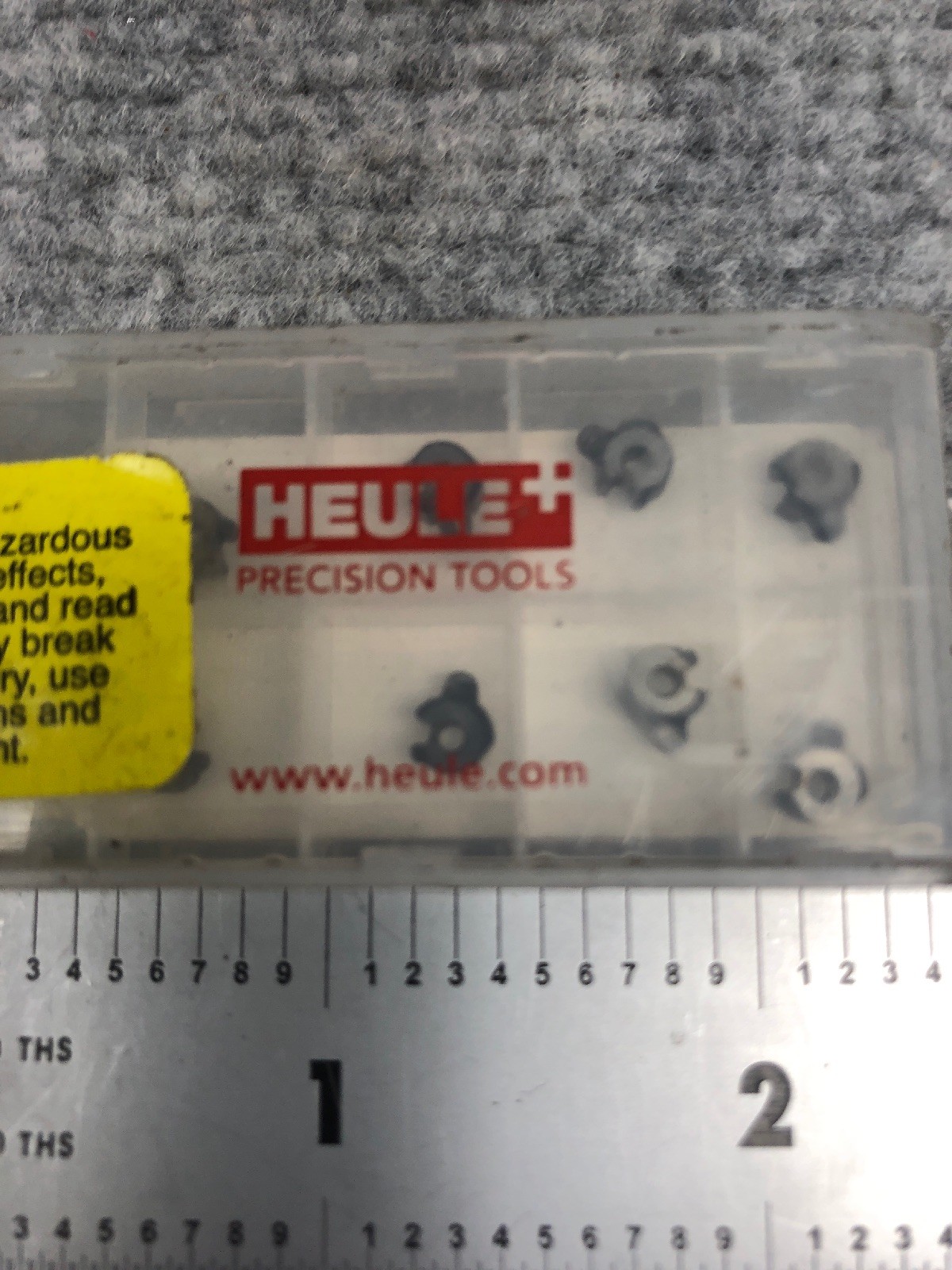 HEULE GH-C-M-0472 Carbide Deburring Snap Tool Insert- COFA 6 Blade 10 ...