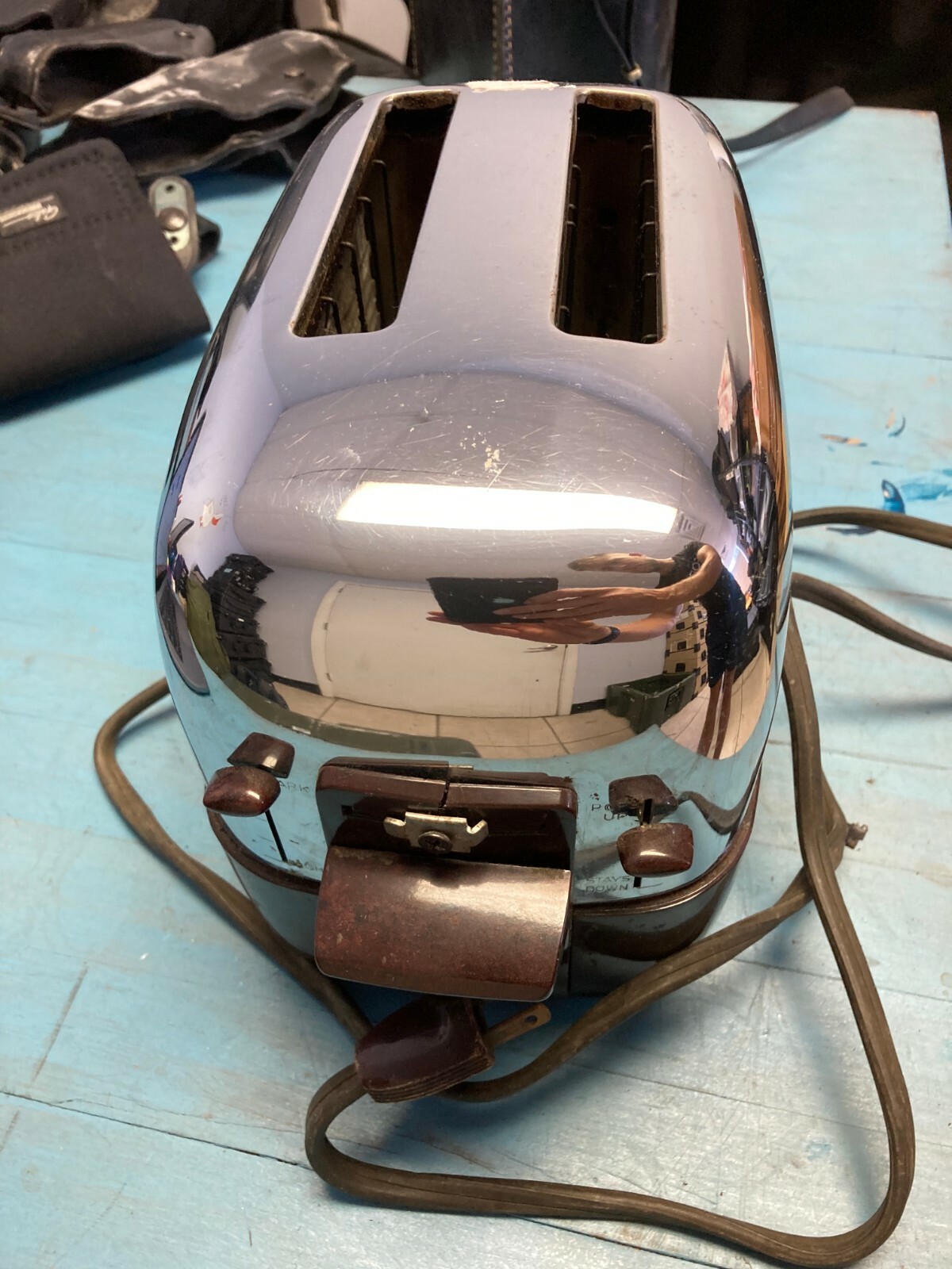 Vintage GE, General Electric, Chrome & Bakelite Toaster, 169T81 | eBay