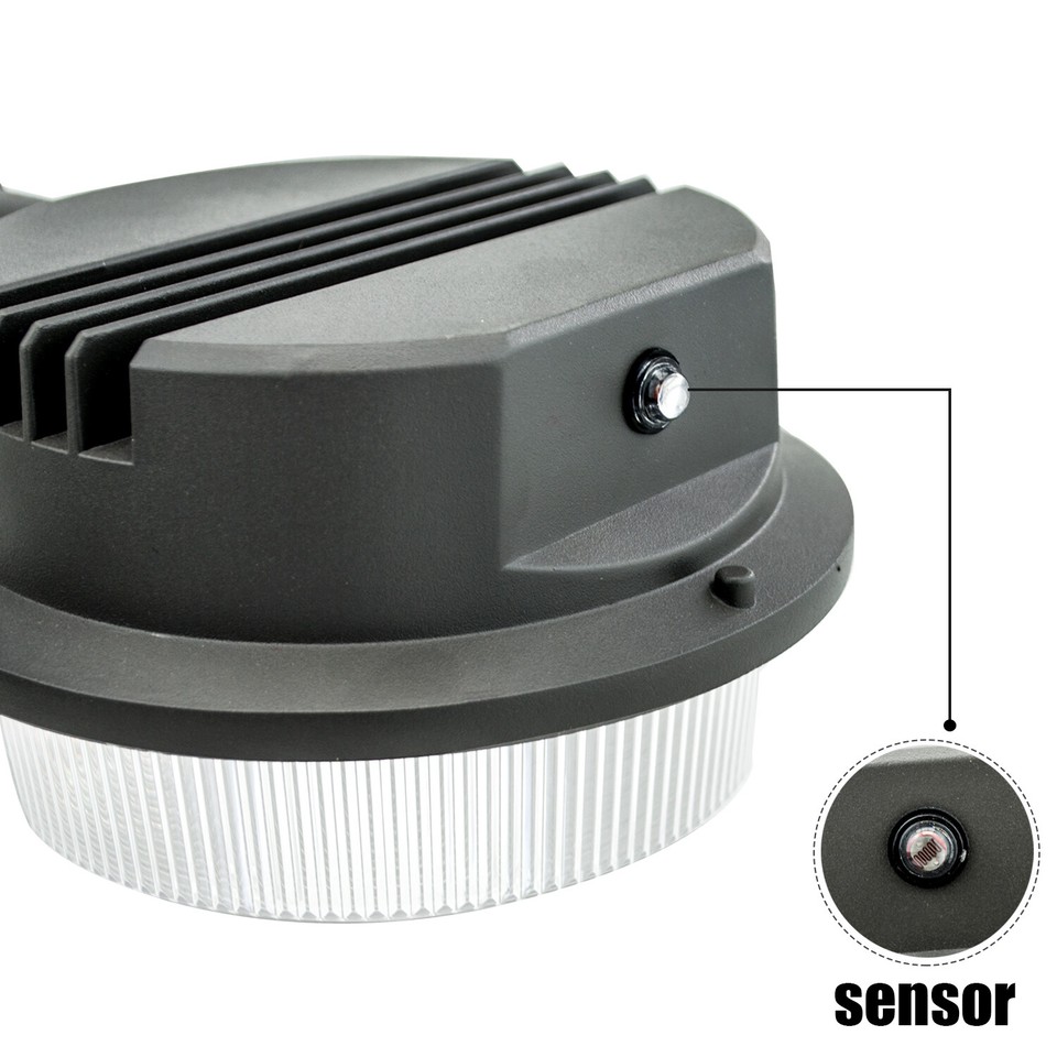 Outdoor 75W LED Light Photocell Dusk to Dawn Barn Light Waterproof Yard ...
