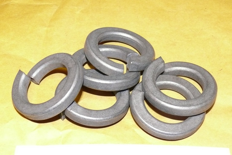 (2) 1-1/4" Standard Split Lock Washers Steel, Made in USA | eBay