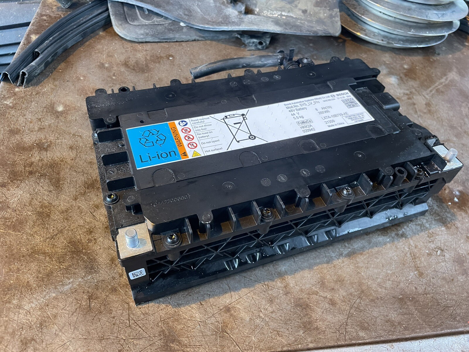 2022 FORD PUMA PETROL HYBRID LITHIUM HIGH VOLTAGE BATTERY PACK LX7A ...