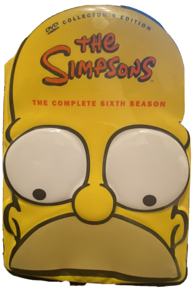 The Simpsons Complete Sixth Season 6 (DVD,4-Disc) Collector's Edition w ...