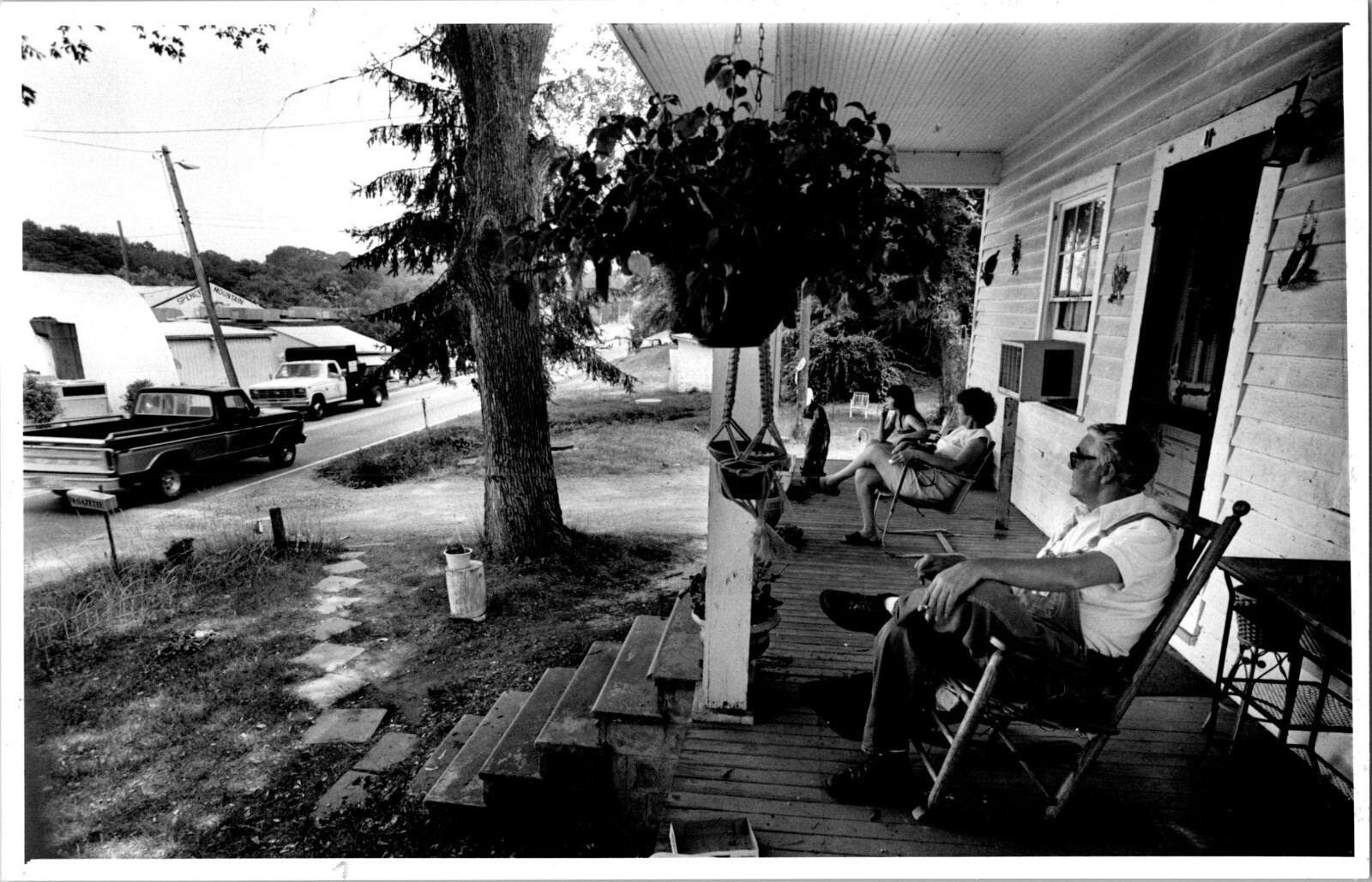 1986 Spencer NC Jay Brook and wife Pat Pharr Yarns Mill 6x10 Press ...