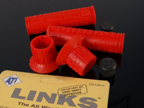 ATI Left Grip Cover Handlebar Grips Set "Red" Grip Shift SRT800 NOS ...