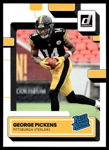 2022 Football Card George Pickens Rookie Pittsburgh Steelers #323 | eBay